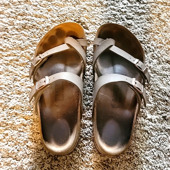 Birkenstock | Shoes | Birkenstock Mayari In Stone Color | Poshmark